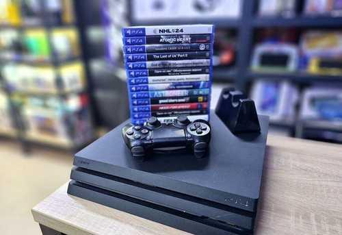 Sony PlayStation 4 pro + игры