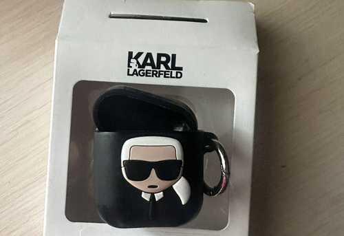 Чехол на наушники Airpods 2 karl lagerfeld