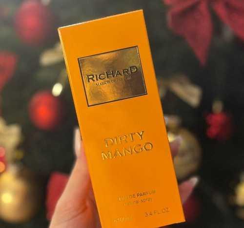 Коробка от richard maison DE parfum dirty mango