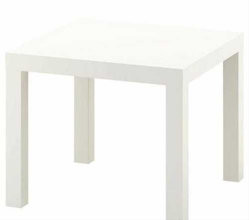 Лакк Придиванный столик, белый, 55x55 см IKEA
