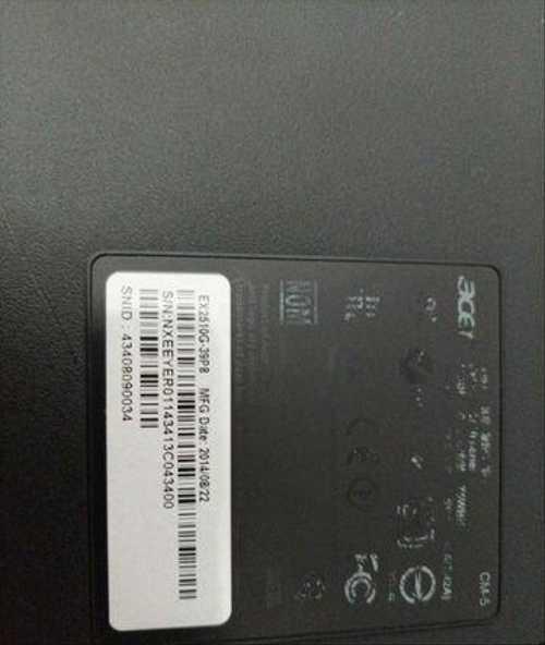 Ноутбук Acer ex2510g-39p8