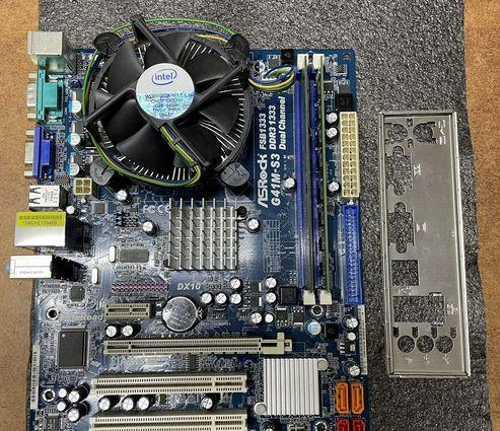 Сборка Asrock G41M-S3