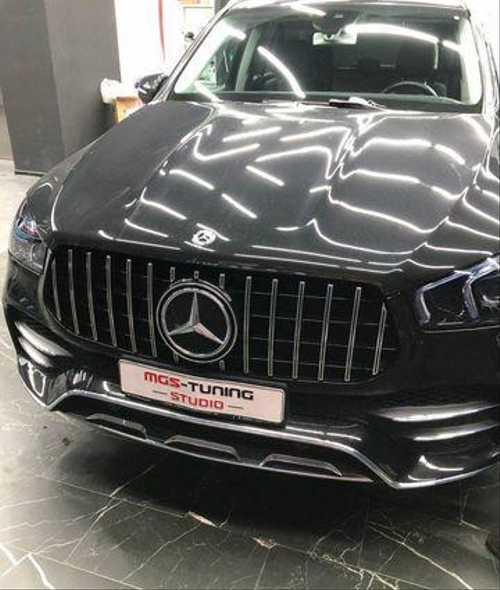 Решетка диффузор насадки шильдик Mercedes GLE 167