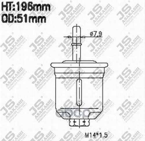 Фильтр топливный fs3202 JS Asakashi