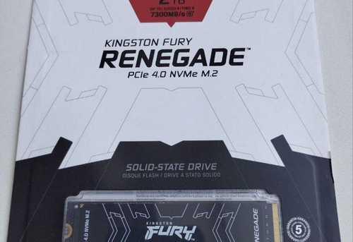 Kingston fury renegade 2tb pci-e 4.0 nmve новый