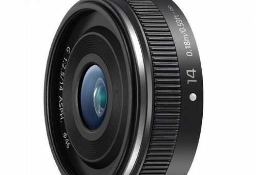 Новый H-H014A 14mm f2.5 Lumix black Panasonic объе