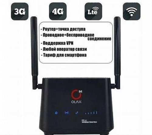 4G Wi-Fi интернет центр ZTE 2в1 роутер+модем -056