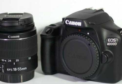 Canon 4000D EF-S 18-55mm III Kit (Как новый)