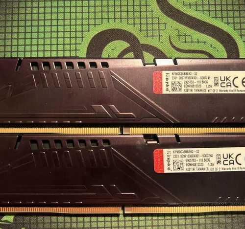 Kingston fury Beast Black DDR 5 dimm 32Gb