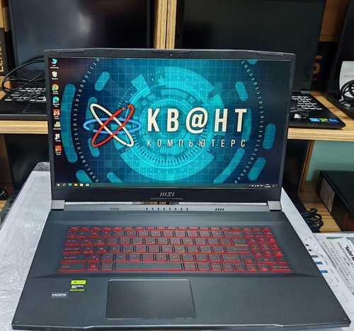 Мощный игровой ноутбук MSI Katana 17 Core i7 11800