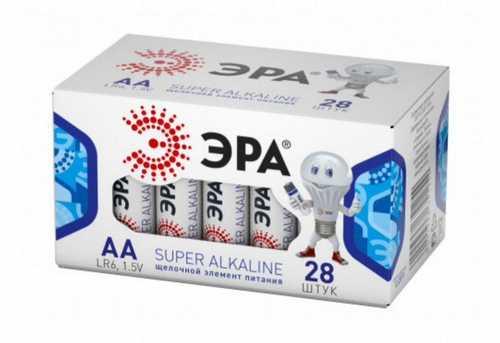 Батарейки эра LR6-28 box super Alkaline