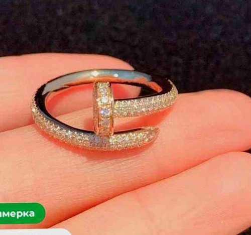 Кольцо Cartier Juste un Clou, роз.золото 0,88ct