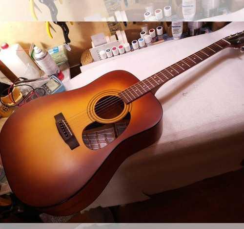 Cort AD810 sunburst гитара акустическая дредноут