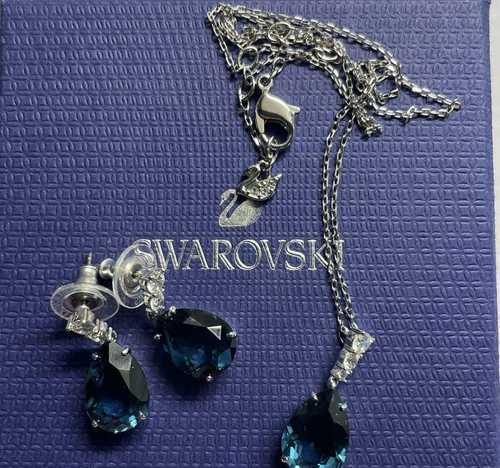 Swarovski серьги и подвеска