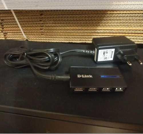 Usb-hub на 4 порта   блок питания на 2А