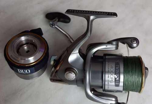 Катушка Shimano twin power 02 4000 pg + шпуля 5000