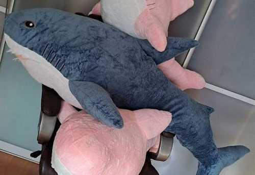 Акула розовая 100 см мягкая игрушка