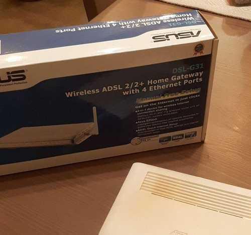 Wifi роутер модем Asus DSL-G31