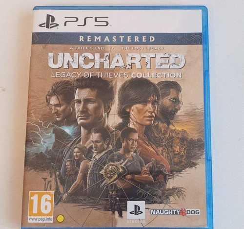 Uncharted Legacy Игра для playstation ps5