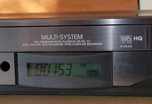 Видеомагнитофон Hitachi VT-F80E stereo HI-FI