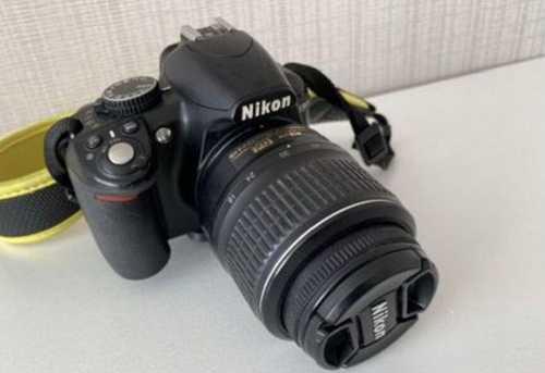 Зеркальный фотоаппарат nikon d3100 kit