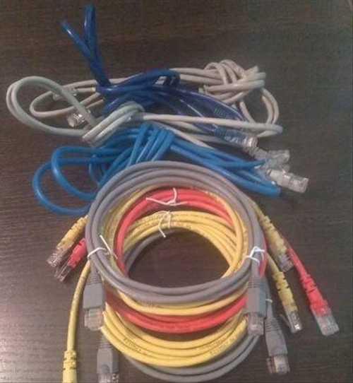 Сетевые кабели/провода UTP с коннекторами RJ-45