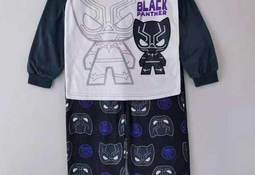 Флисовая пижама Marvel чёрная пантера новая 110