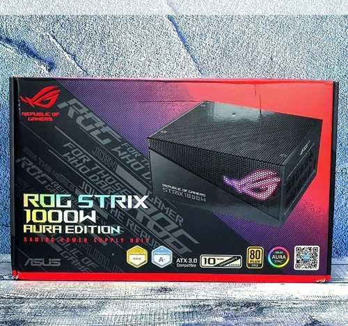 Новый блок питания Asus Rog Strix Aura Edition