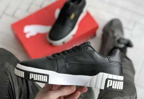 Кроссовки Puma Cali Bold Черно Белые