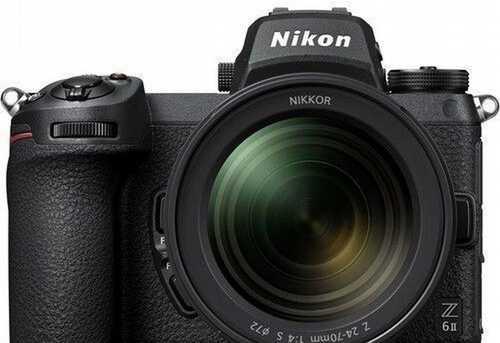 Фотоаппарат Nikon Z6II Kit 24-70mm f/4 S Новый