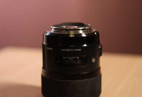 Sigma AF 35mm f/1.4 DG HSM ART Canon EF