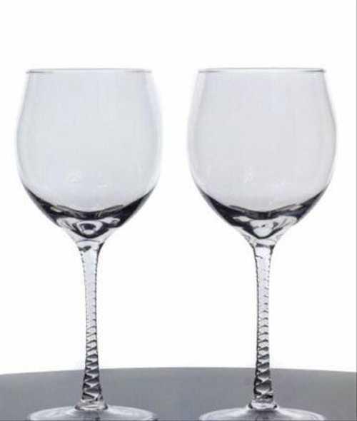 Набор из 2 стеклянных фужеров для вина (400 мл)
