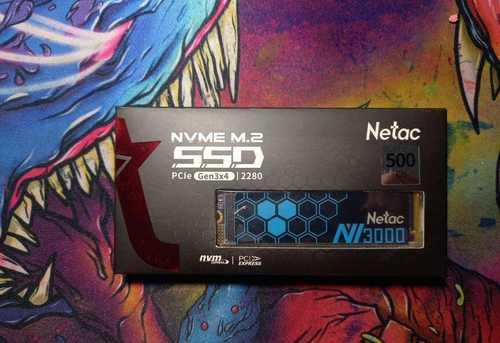 Новый SSD Netac 500 Gb