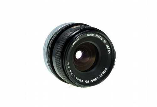 Canon Lens FD 28m f3.5