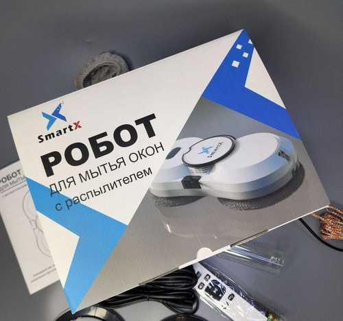 Робот для мытья окон с распылителем SMART X