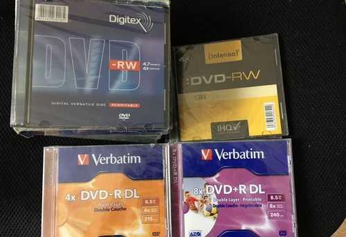 Диски DVD-RW, DVD-R DL, DVD+R DL