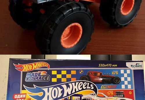 Hot wheels монстр трак + пазл