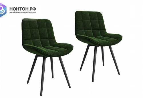 Комплект стульев Бруно зеленый / черный
