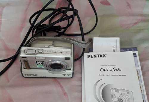 Цифровой фотоаппарат Pentax optio-SVi, нет батареи