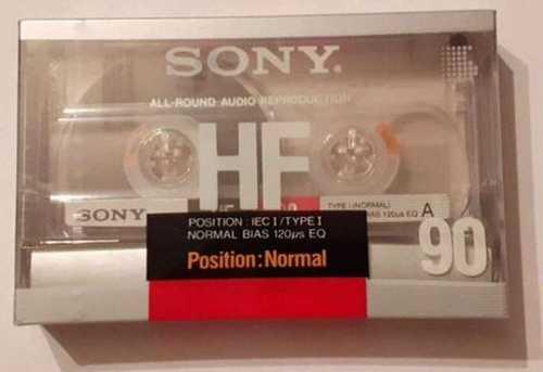 Аудиокассета sony HF-90A,Япония,оригинал