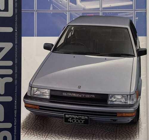 Дилерский каталог Toyota Sprinter 1985 Япония