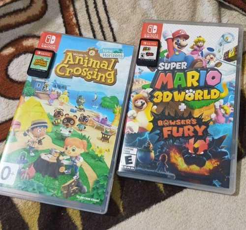 Mario и Animal crossing Nintendo switch