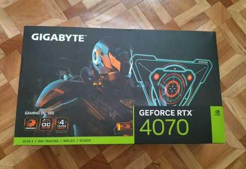 Gigabyte RTX 4070 Gaming OC