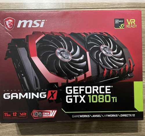 Видеокарта MSI gtx 1080 ti 11гб