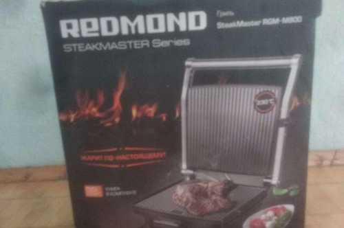 Электрогриль redmond RGM-M800, черный/сталь