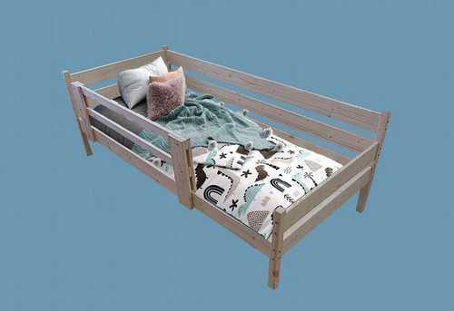 Кровать-софа односпальная из массива съемный борти