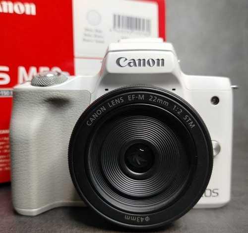 Canon EOS M50   объектив 22mm f/2 stm EF-M