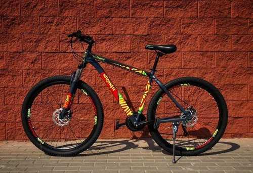 Скоростной велосипед Черный красный новый