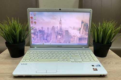 Ноутбук Sony Vaio Белый / Для дома, работы и учебы