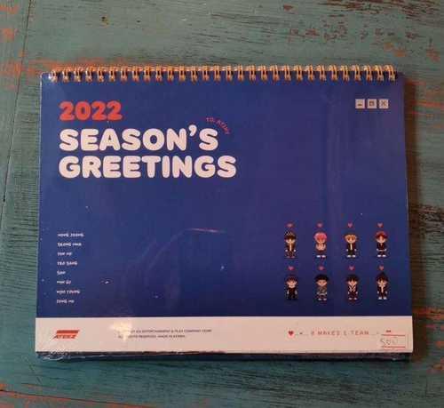 Календарь ateez season'S greetings 2022